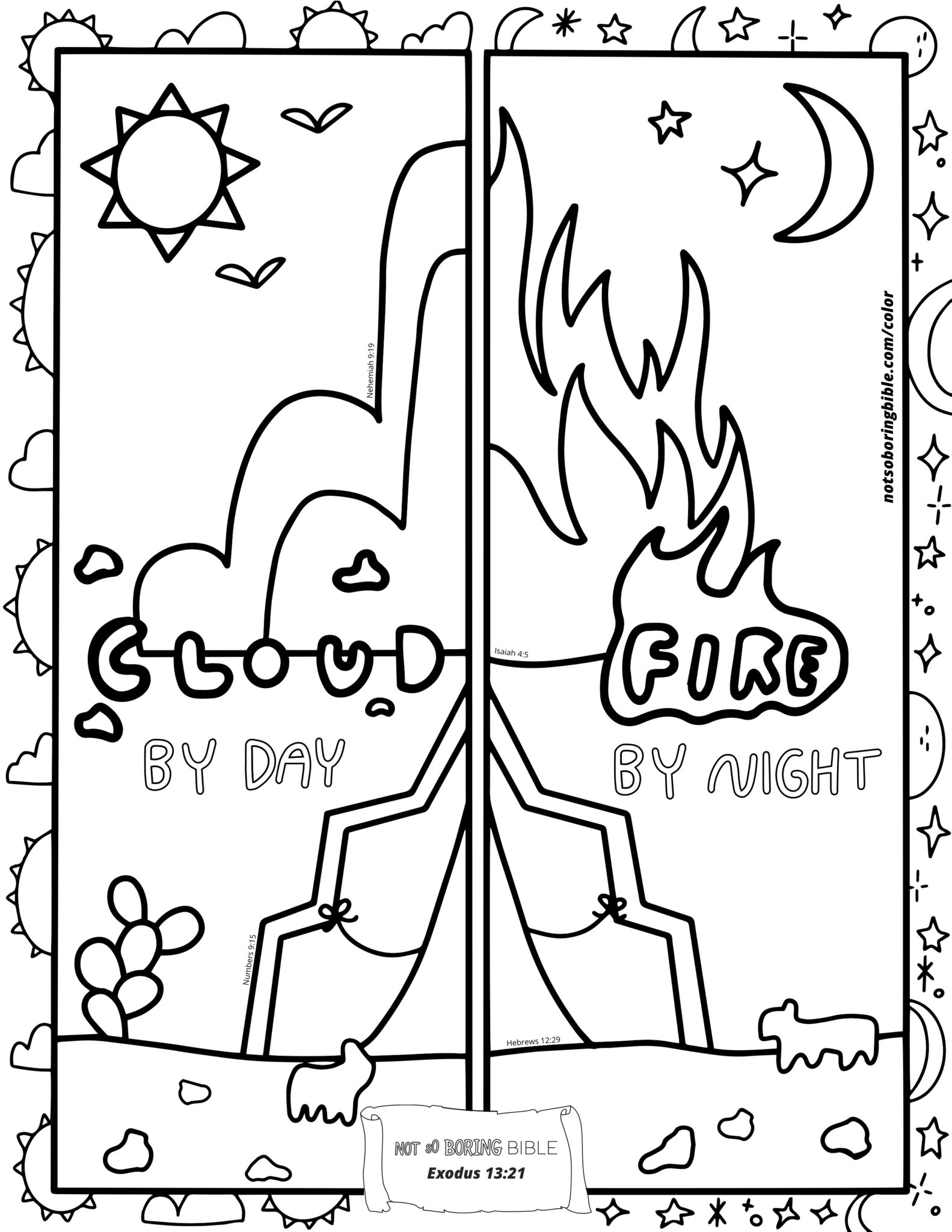 Cloud and Fire - Not So Boring Bible