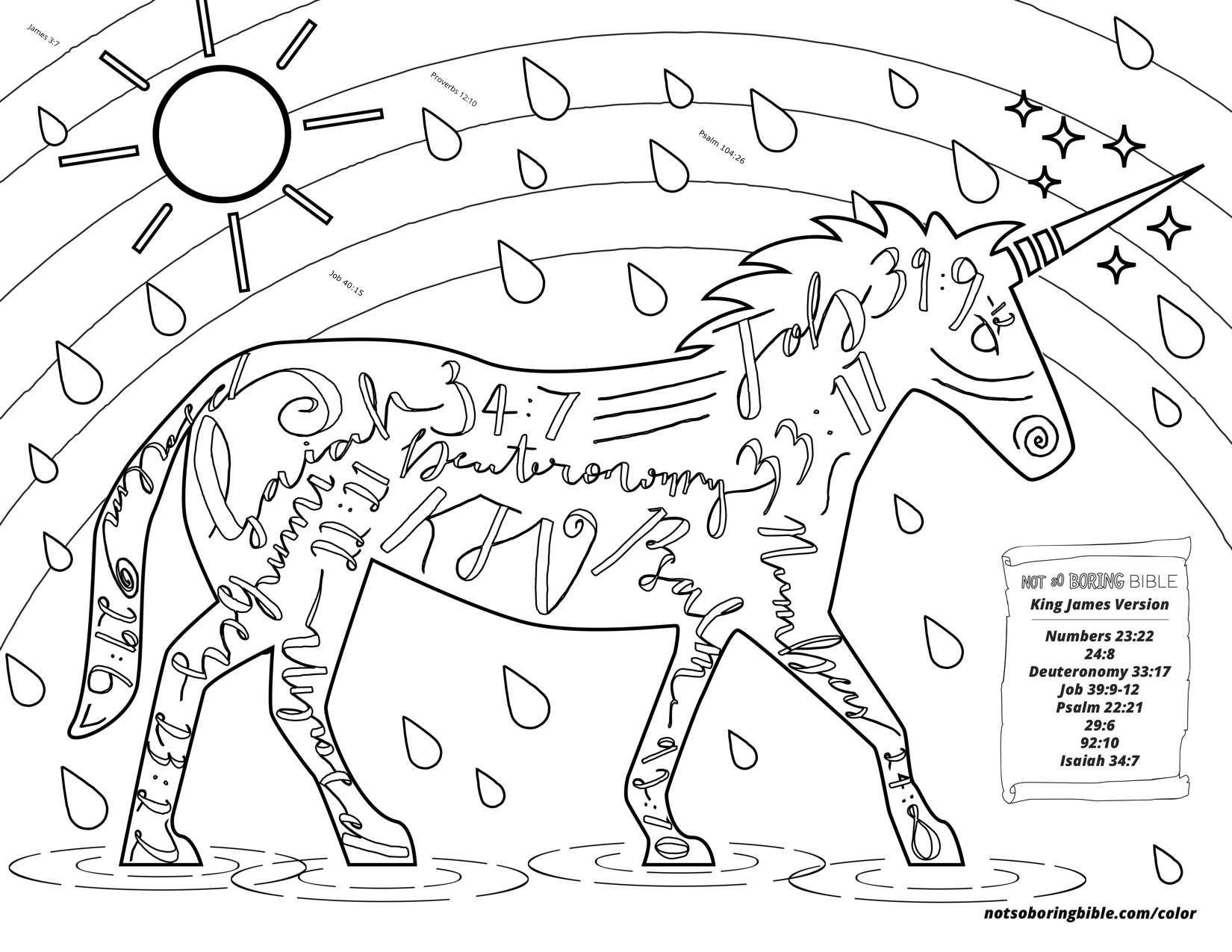 deuteronomy coloring pages