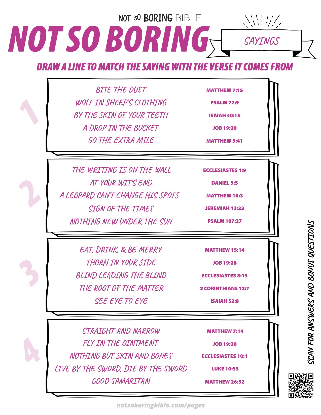 Pages - Not So Boring Bible