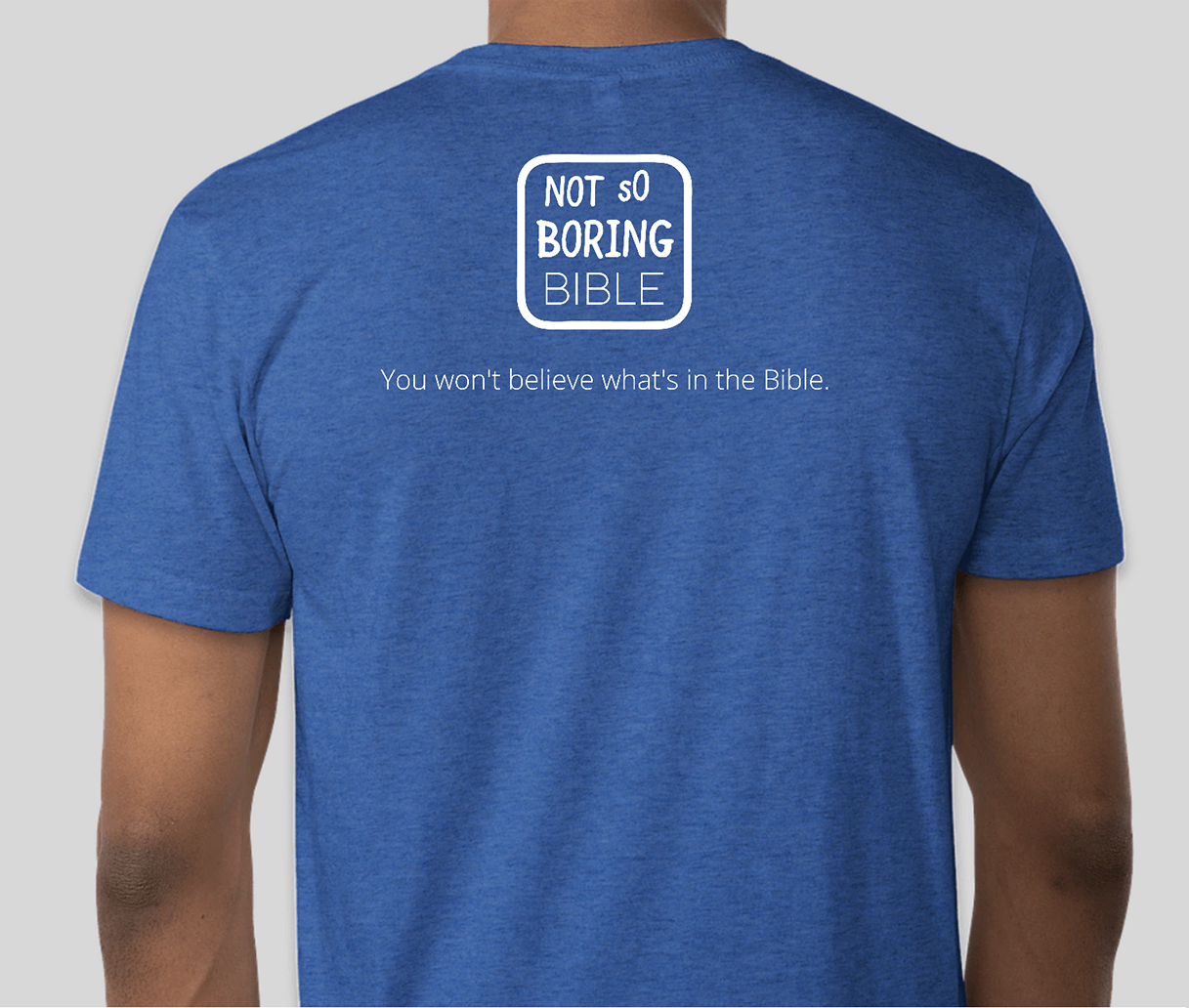 Blue Shirt - Not So Boring Bible